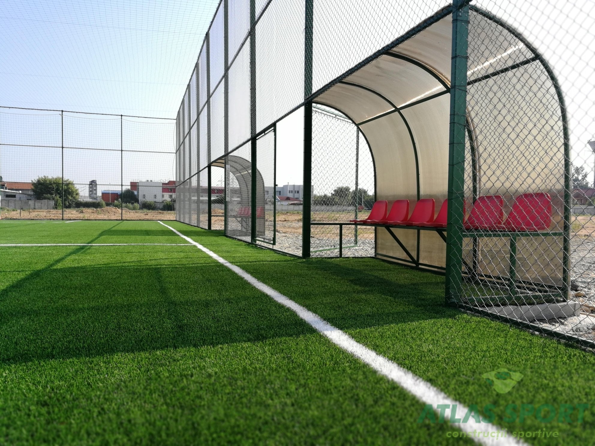Synthetic football field Craiova, DJ -AtlasSport