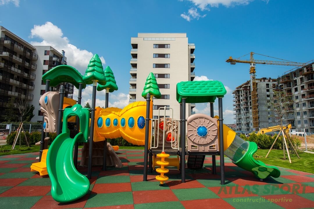 Ultramodern playground, New Point Residential Complex, Pipera -AtlasSport