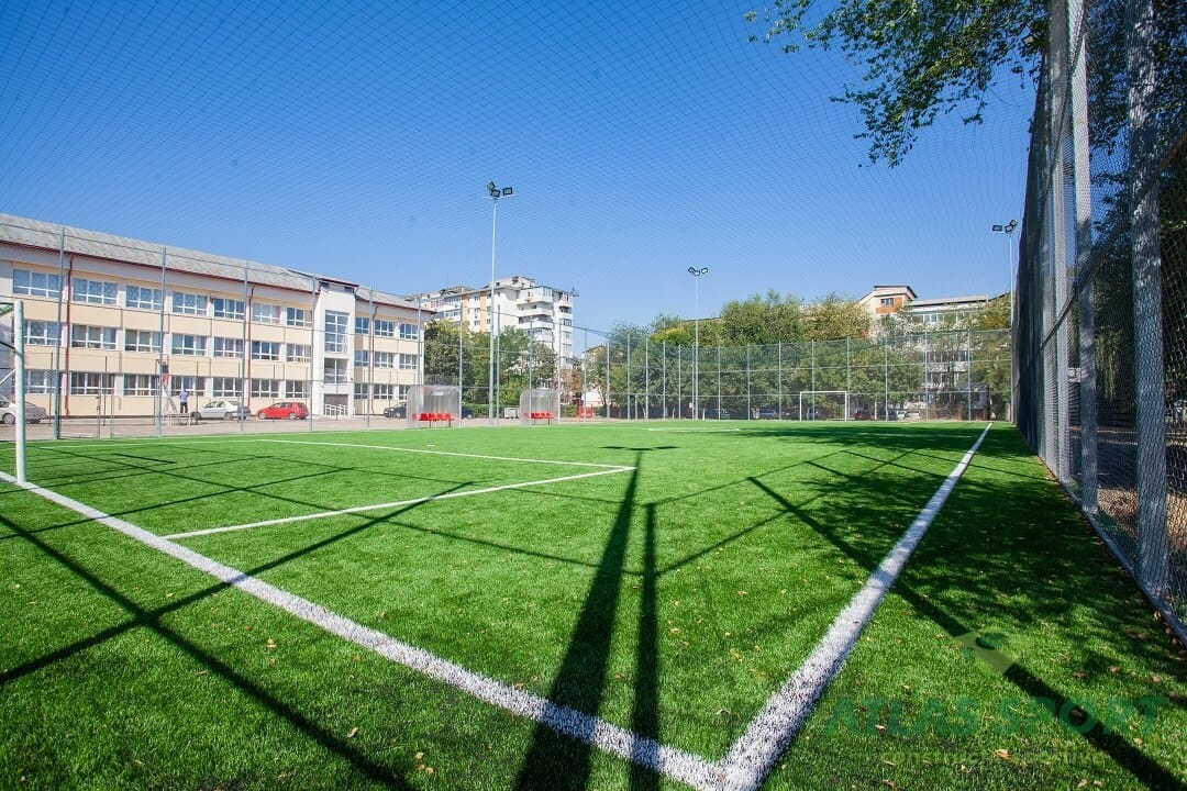 Football field in Alecu Russo School -AtlasSport